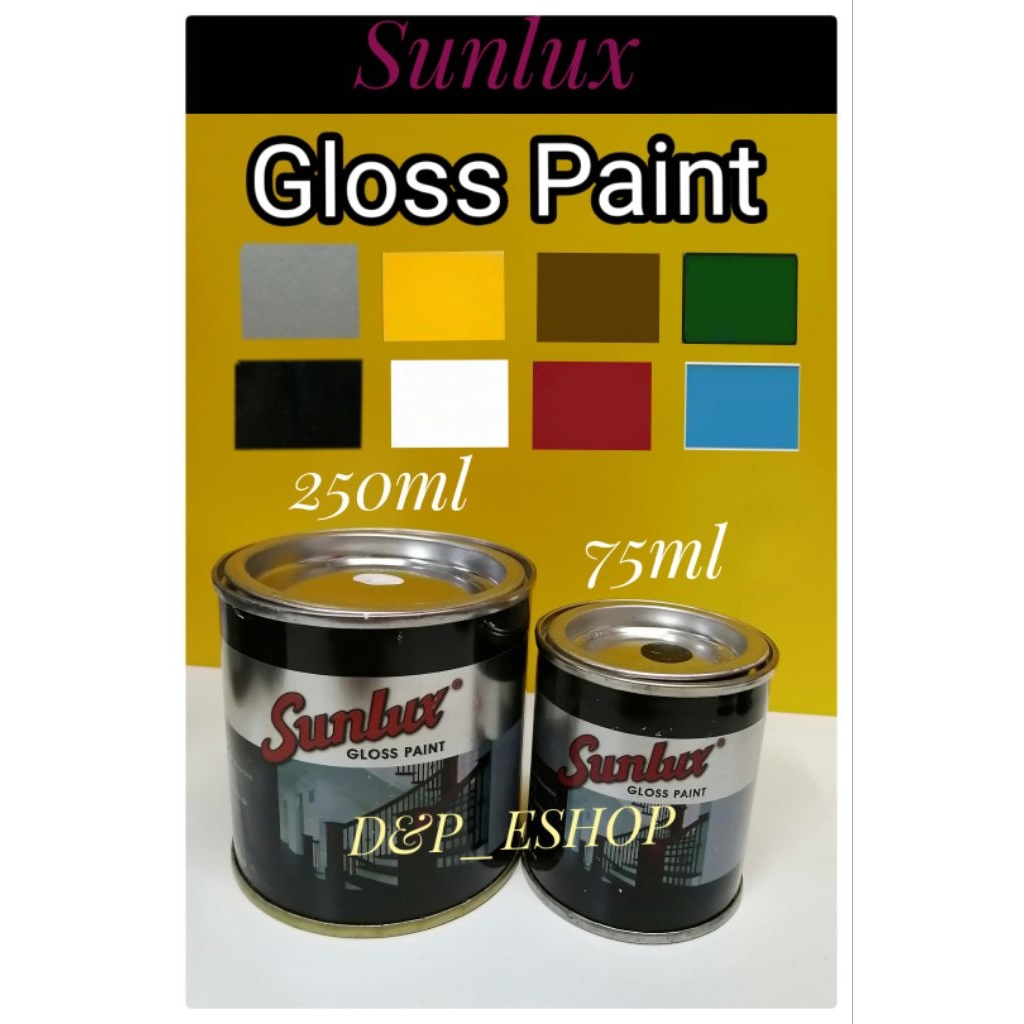 Sunlux Gloss Paint Wood, Metal Paint Cat Minyak Cat Kayu Cat Besi 木, 铁漆 ...