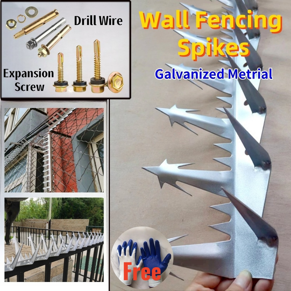 Anti Climb Fence Barb HotDipGalvanised/PVC Coated Security Wall Fencing ...