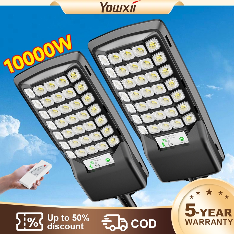 Yowxii Lampu jalan solar/Ultra Bright Solar Street Lights Outdoor ...