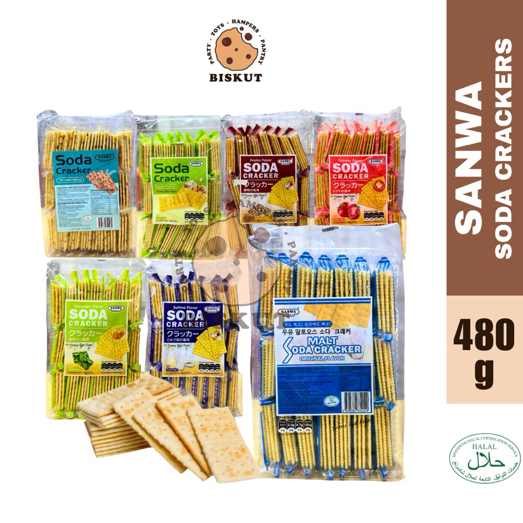 SANWA SODA CRACKER ASSORTED FLAVOUR 480G (21pkt) | Shopee Malaysia