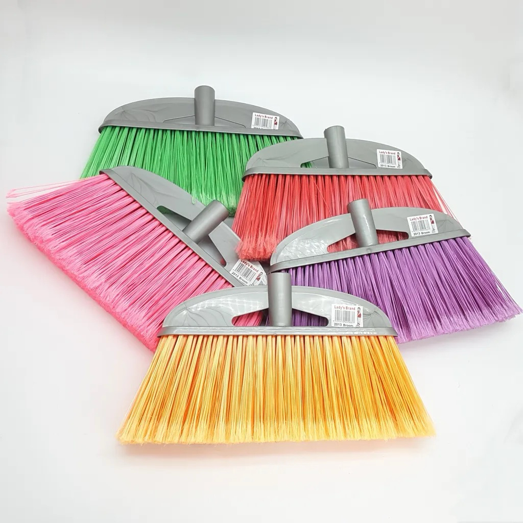 【Soft】Head Hard PVC Nylon Broom Cleaning Sweeper Penyapu Lantai Tandas ...