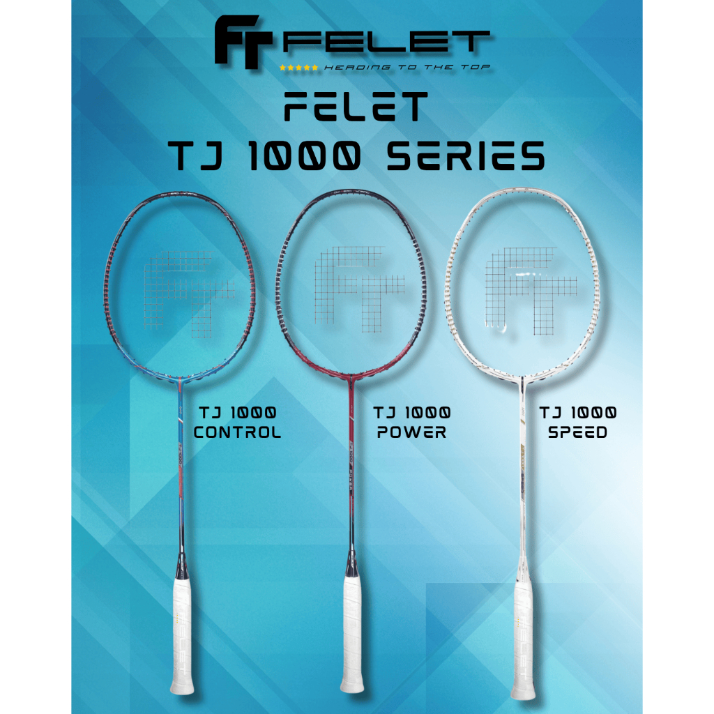 Felet TJ 1000 Power Control Speed Badminton Racket | Shopee Malaysia