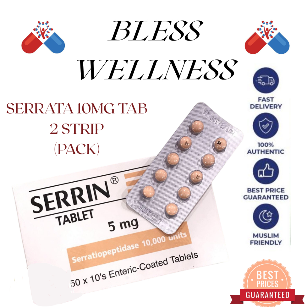 SERRIN TABLET 5MG PACK (2 STRIP) | Shopee Malaysia