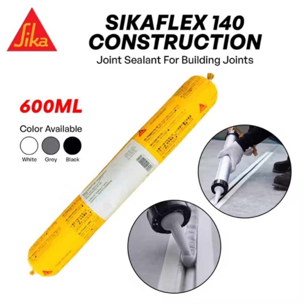 SIKA SikaHyflex-140 Construction 600ml Grey (Sausage Sealant/Silicone ...
