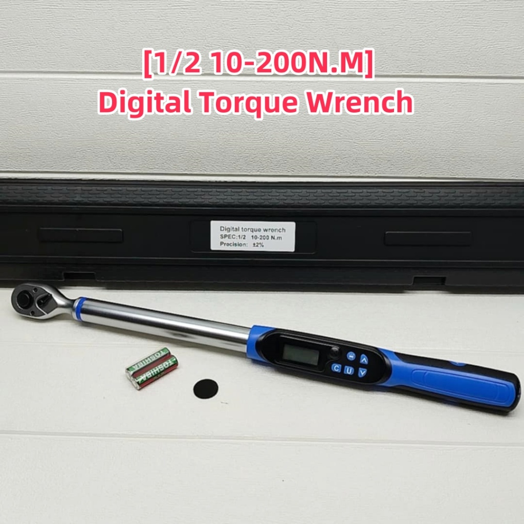 (10-200Nm) torque wrench 1/2" socket drive ratchet wrench adjustable ...