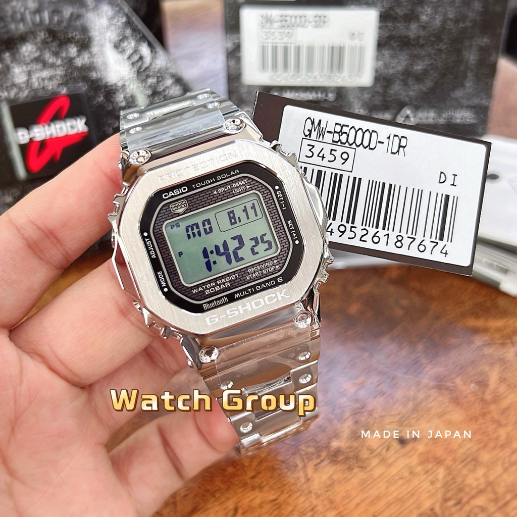 G SHOCK Made in JAPAN Full Steel GMW-B5000D Series GMW-B5000D-1DR / GMW ...