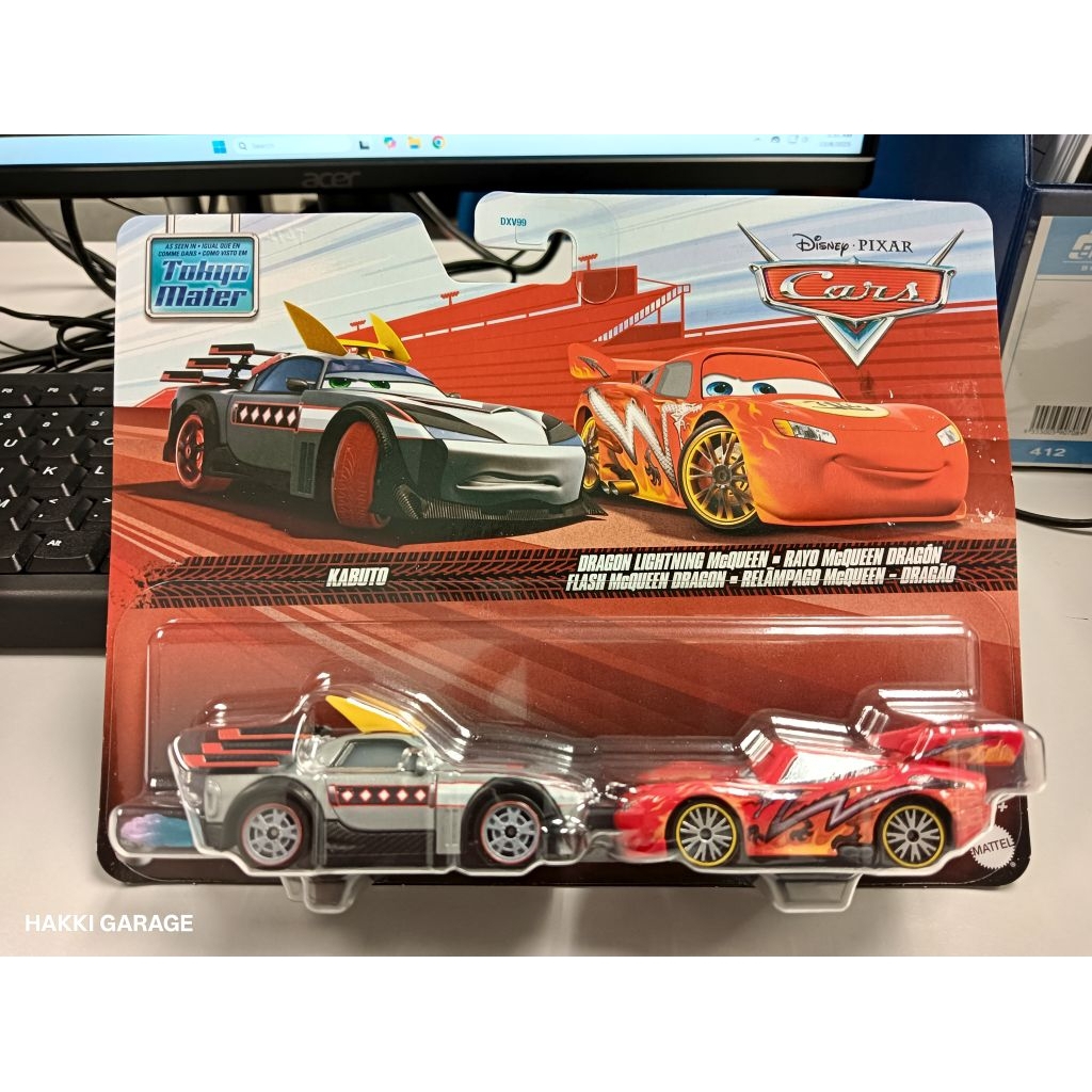 DISNEY PIXAR CARS TOKYO TOON TWIN PACK KABUTO & DRAGON LIGHTNING ...