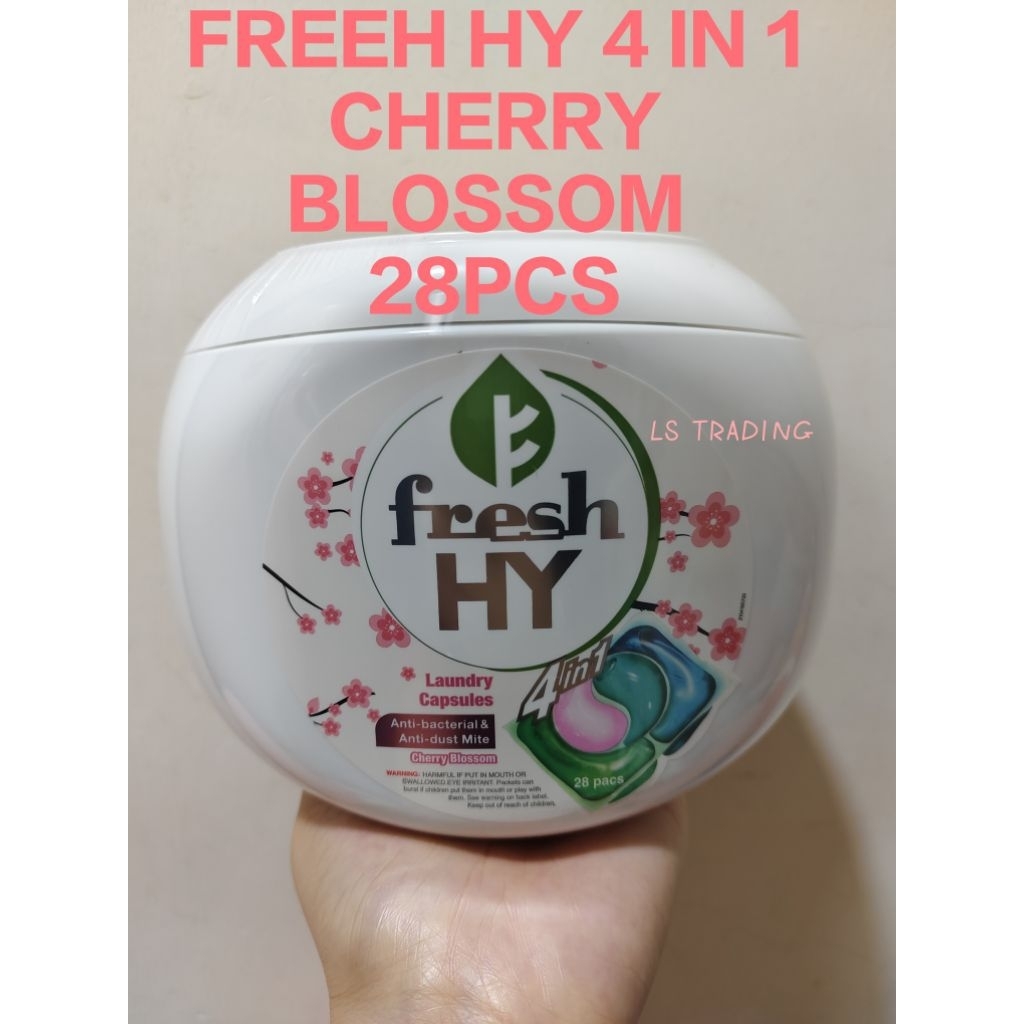 (EXP 2028) 28PCS Walch Fresh Hy 4 In 1 Detergent Laundry Capsules Pod ...