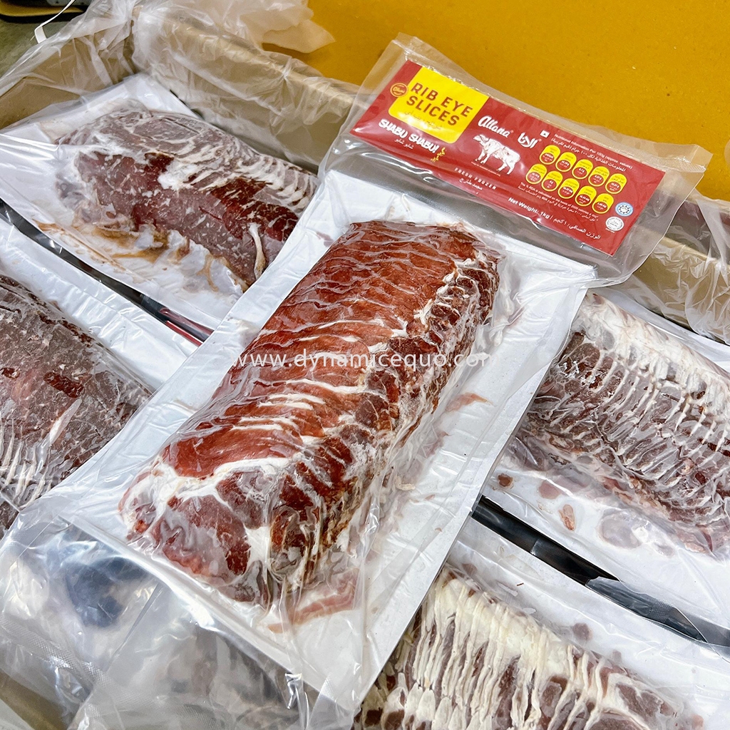 [Frozen] Allana Shabu Shabu Ribeye Striploin Slices 1KG Halal Hotpot ...