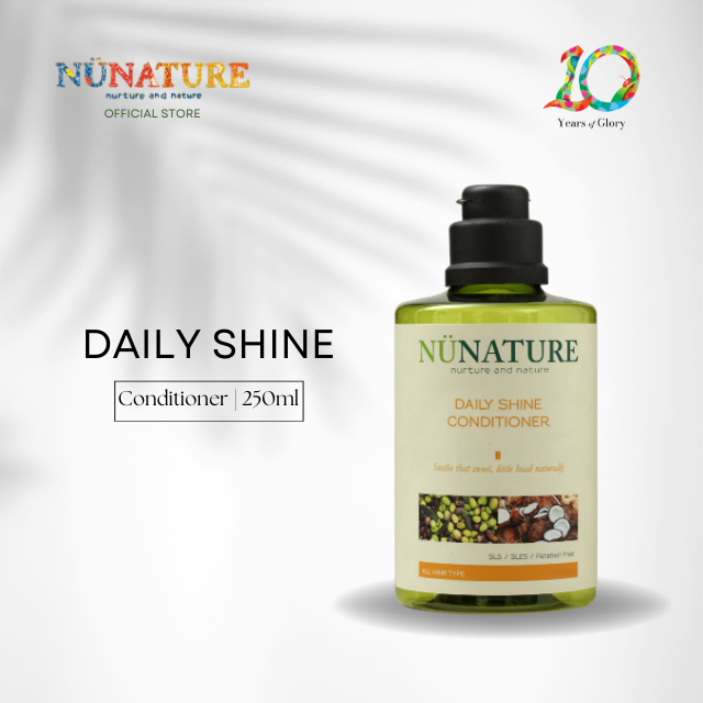Nunature Daily Shine Conditioner (250ml) [Expiry: MARCH 2026 - Dented ...