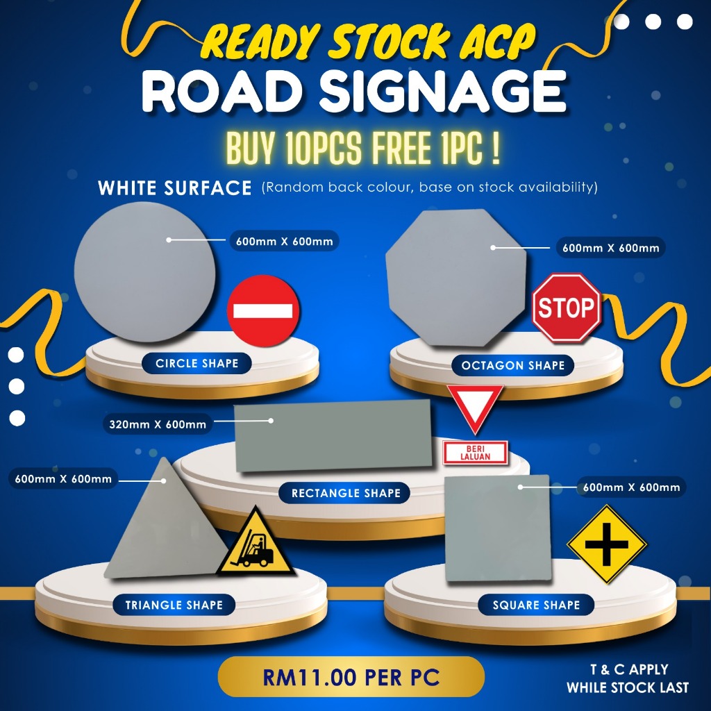 [Beli 10 Percuma 1] ACP Panel Road Sign Pelbagai Bentuk untuk Papan ...