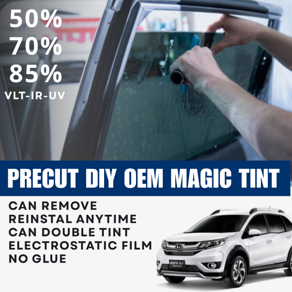 PRECUT Magic tint / magic Tinted removable (black) - For Honda BRV ...