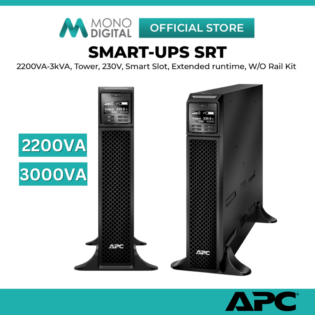 APC SMART-UPS ON LINE SRT2200XLI (2200VA) / SRT3000XLI (3KVA), TOWER ...