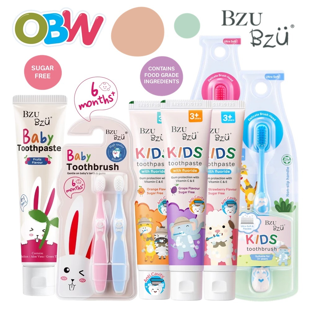 BZU BZU Baby Toothpaste | Kids Toothpaste | Ultra Soft Kids Toothbrush ...