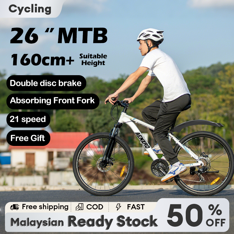 AENXRD S7 26 inch Mountain Bike Disc Brake Basikal 26“21speed Racing ...