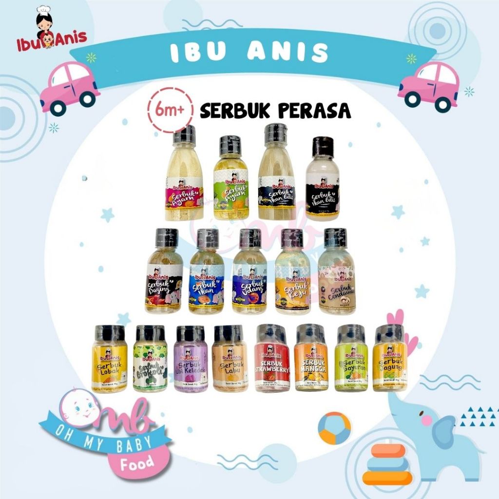 IBU ANIS - SERBUK PERASA / SEASONING POWDER BABY FOOD 6MONTHS+ | Shopee ...