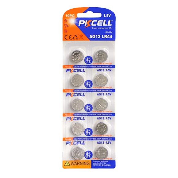 Pkcell LR44/LR41/LR1130 coin cell battery for calculator (1pc/2 pcs ...