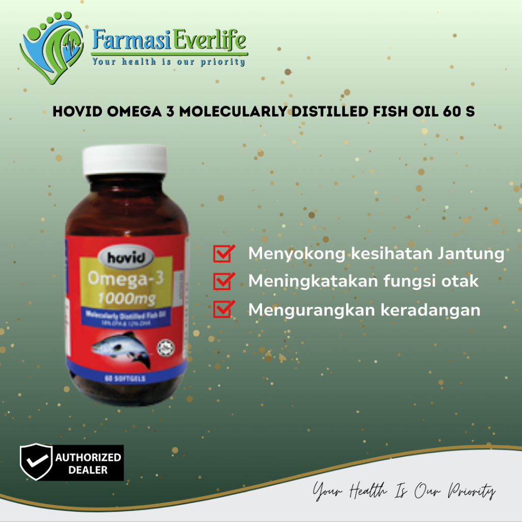 Hovid Fish Oil - Omega- 3 Tulen &Halal | Shopee Malaysia