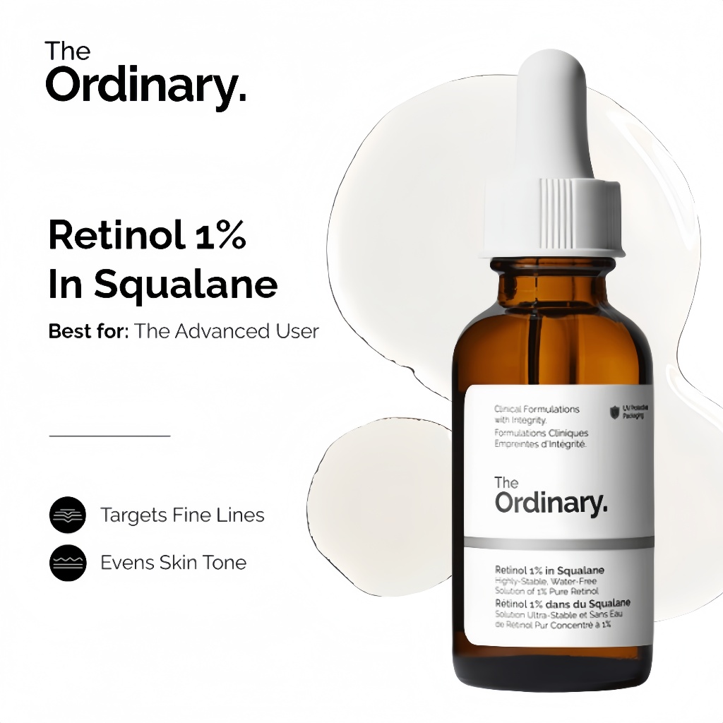 The Ordinary Retinol 1% In Squalane - 30 mL| Targets Signs of Aging ...