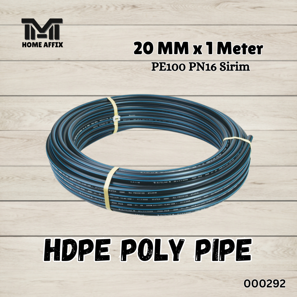 Poly pipe 25mm & 20MM SIRIM PE100 / PN 12.5 & PN 16 /Ready Stock Price ...