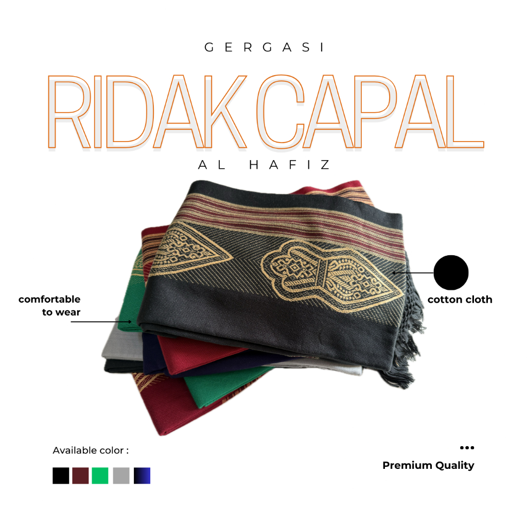 Ridak Capal Cotton 100% Lelaki Capal Kain Selesa Ringan Untuk Masjid ...