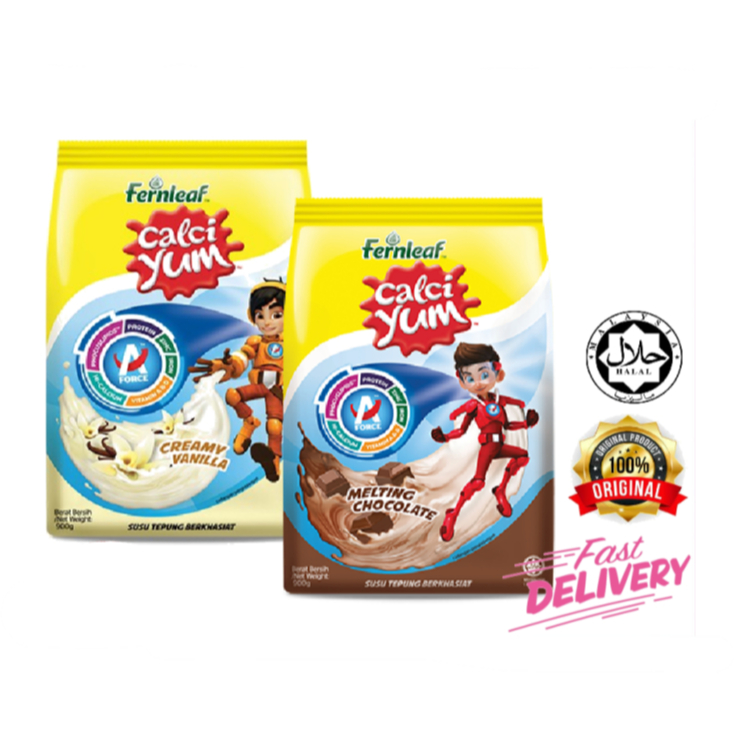Fernleaf CalciYum Milk Powder – Melting Chocolate / Creamy Vanilla ...