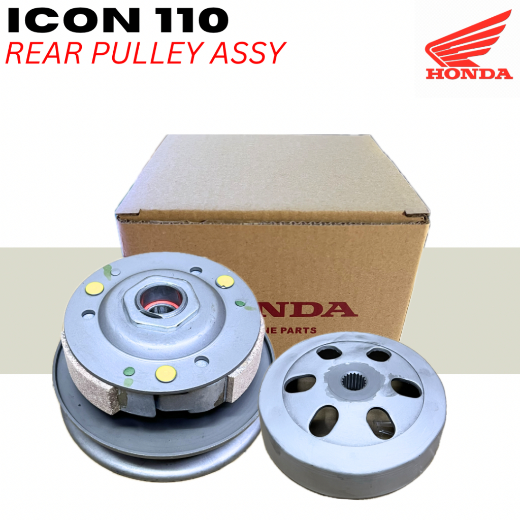 HONDA SCOOTER ICON 100% ORIGINAL REAR PULLEY SET WITH HOUSING REAR ...