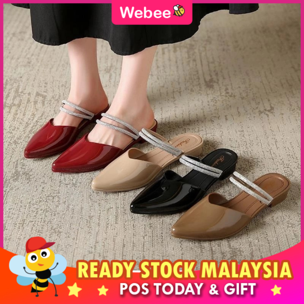 WEBEE 633 JURA Women's High Heels Shoes Kasut Wanita Elegant Style and ...