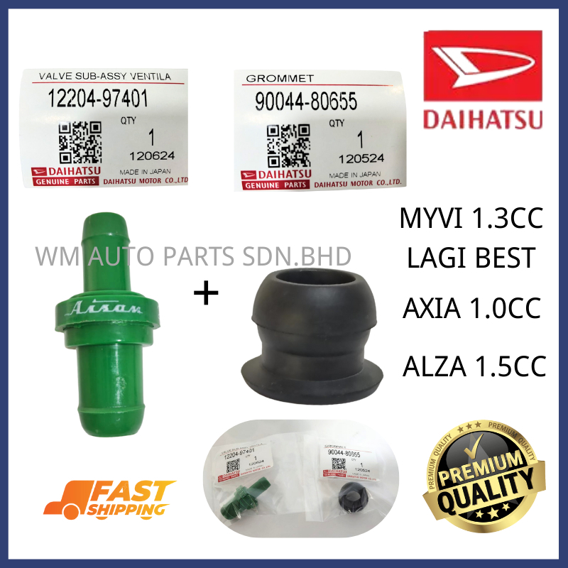 『WM』DAIHATSU MYVI OLD /MYVI LAGI BEST /AXIA ORIGINAL PVC BREATHER VALVE ...