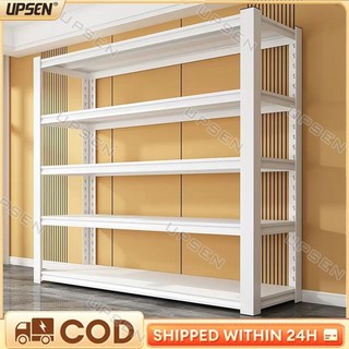 UPSEN rak besi bertingkat boltless rack full metal shelf heavy duty rak ...