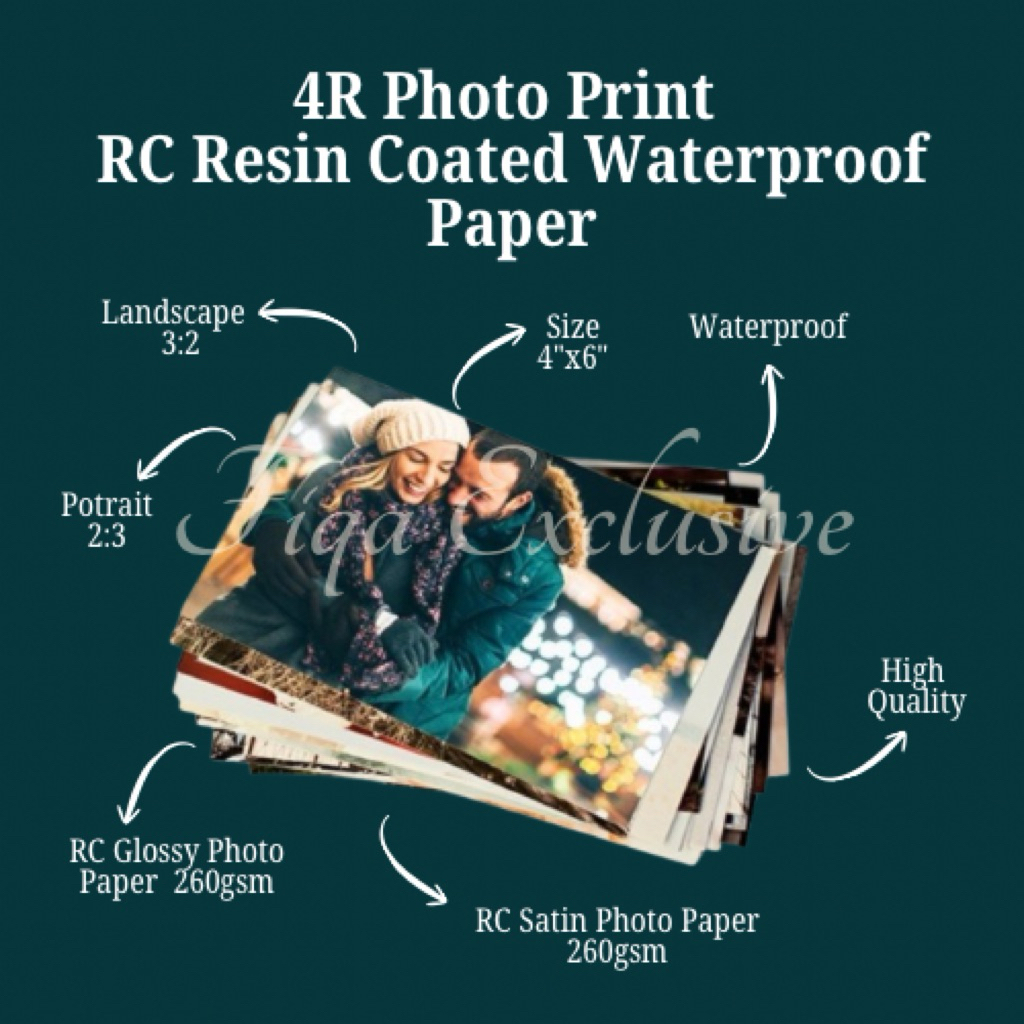 [𝙵𝙴] CUCI GAMBAR MURAH / 4R Photo Print RC Resin Coated Waterproof ...