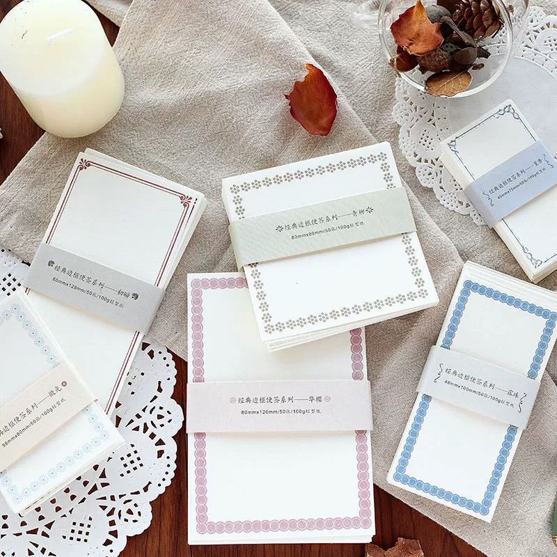 Classic Border Writable Notepaper | Shinjodu | Journal | | Shopee Malaysia