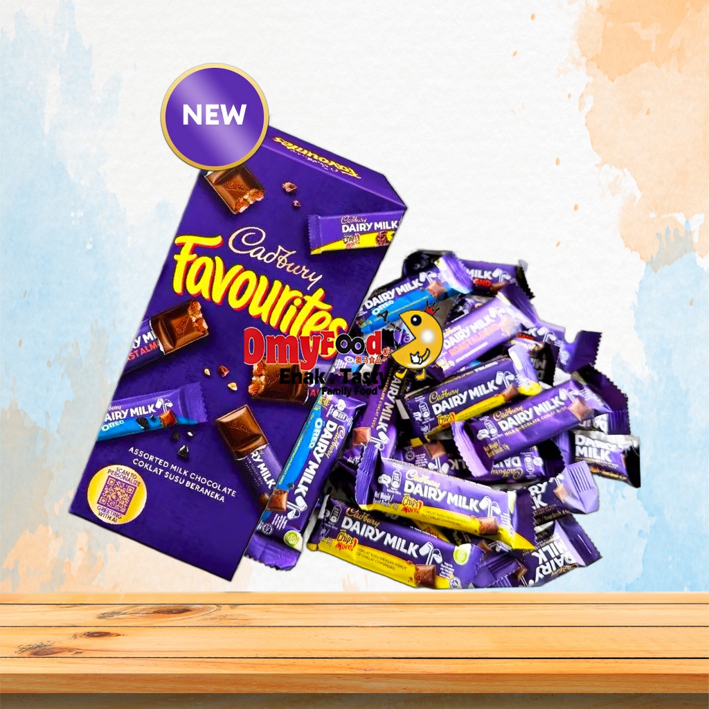 271g Cadbury Favourites Box Assorted Milk Chocolate [OmyFood] | Shopee ...