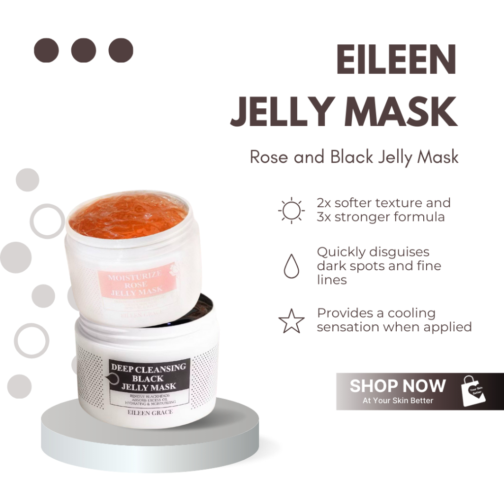 [READY STOCK] EILEEN GRACE DEEP CLEANSING BLACK JELLY MASK AND ...