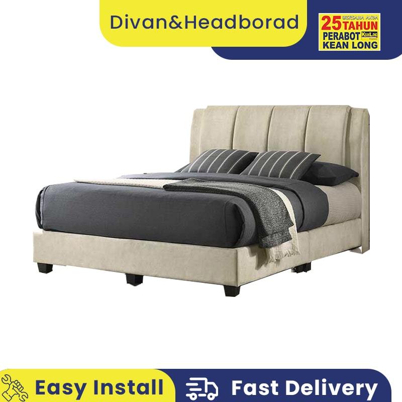 KLSB JJ1189 Divan Base/Swiss Foundation/Solid Divan Bed/Bedframe/Queen ...