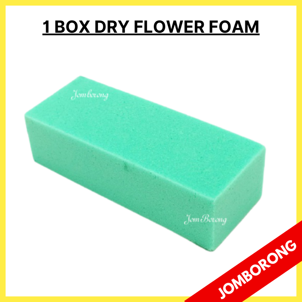 (1PC) Dry Floral Foam Dry Sponge Dry Flower Wet Foam Dry Span Bunga ...