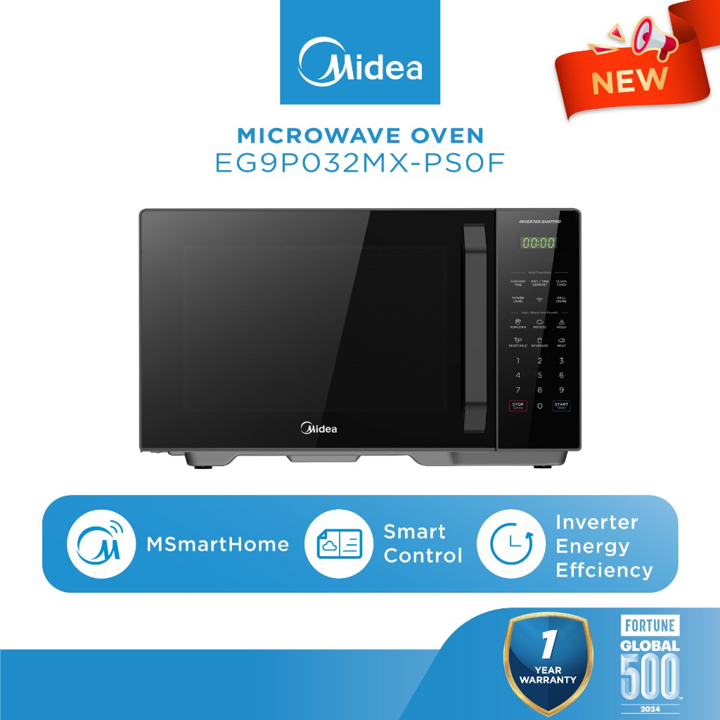 Midea EG9P032MX-PS0F 30L Inverter Digital Microwave Oven With WIFI ...