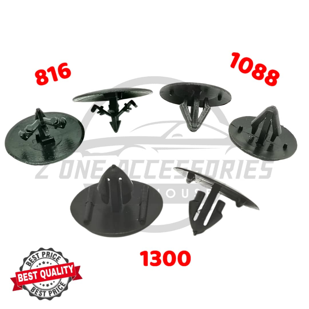 100 PCS HONDA / TOYOTA & PERODUA BONNET HOOD INSULATOR CLIP / KLIP KAIN ...
