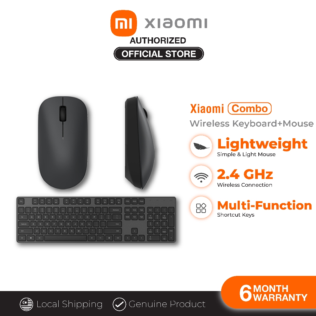 Xiaomi Wireless Keyboard And Mouse Combo | 2.4GHz Wireless | Multi ...