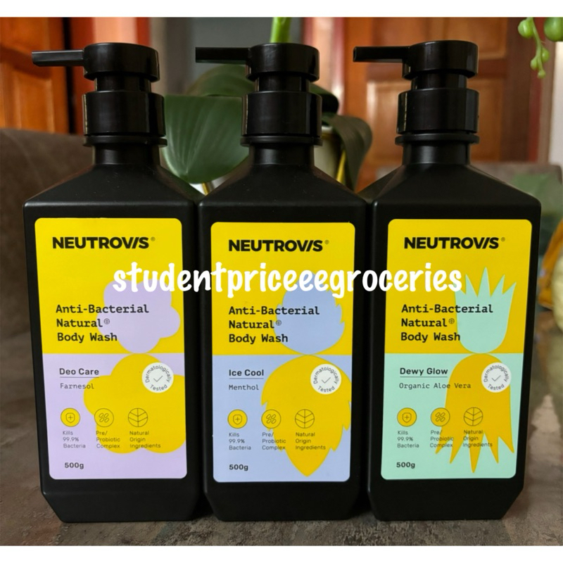 Neutrovis Anti-Bacterial Natural Body Wash 500g | Shopee Malaysia