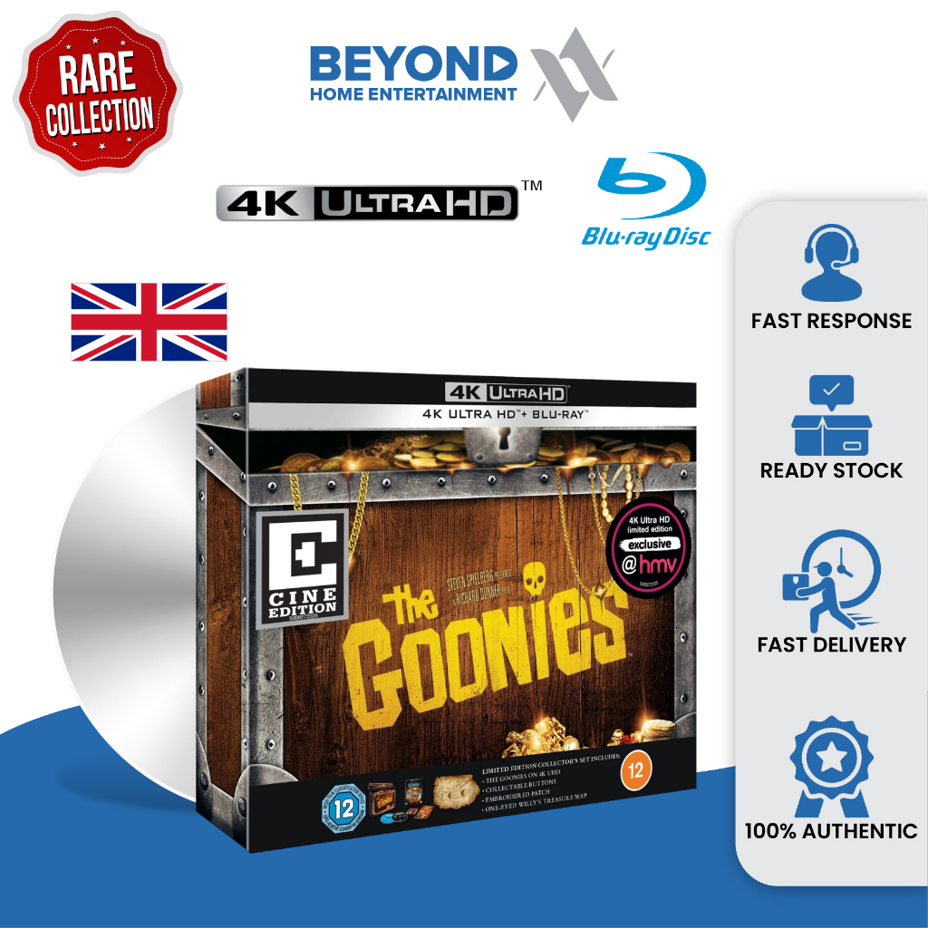 The Goonies Limited Edition Collector's Set (Cine Edition) [4K Ultra HD + Bluray] | Shopee Malaysia