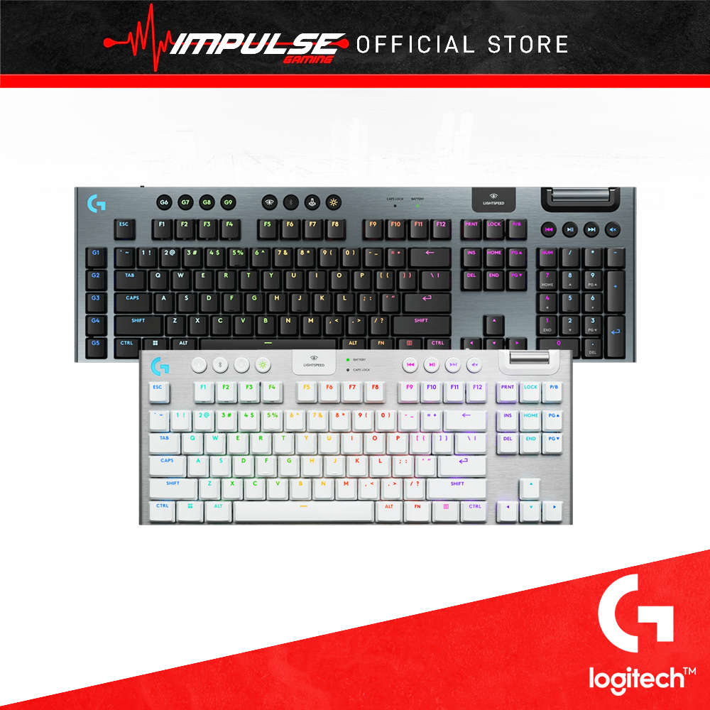 Logitech G915 X Lightspeed Full-size / TKL Low Profile Wireless Gaming ...