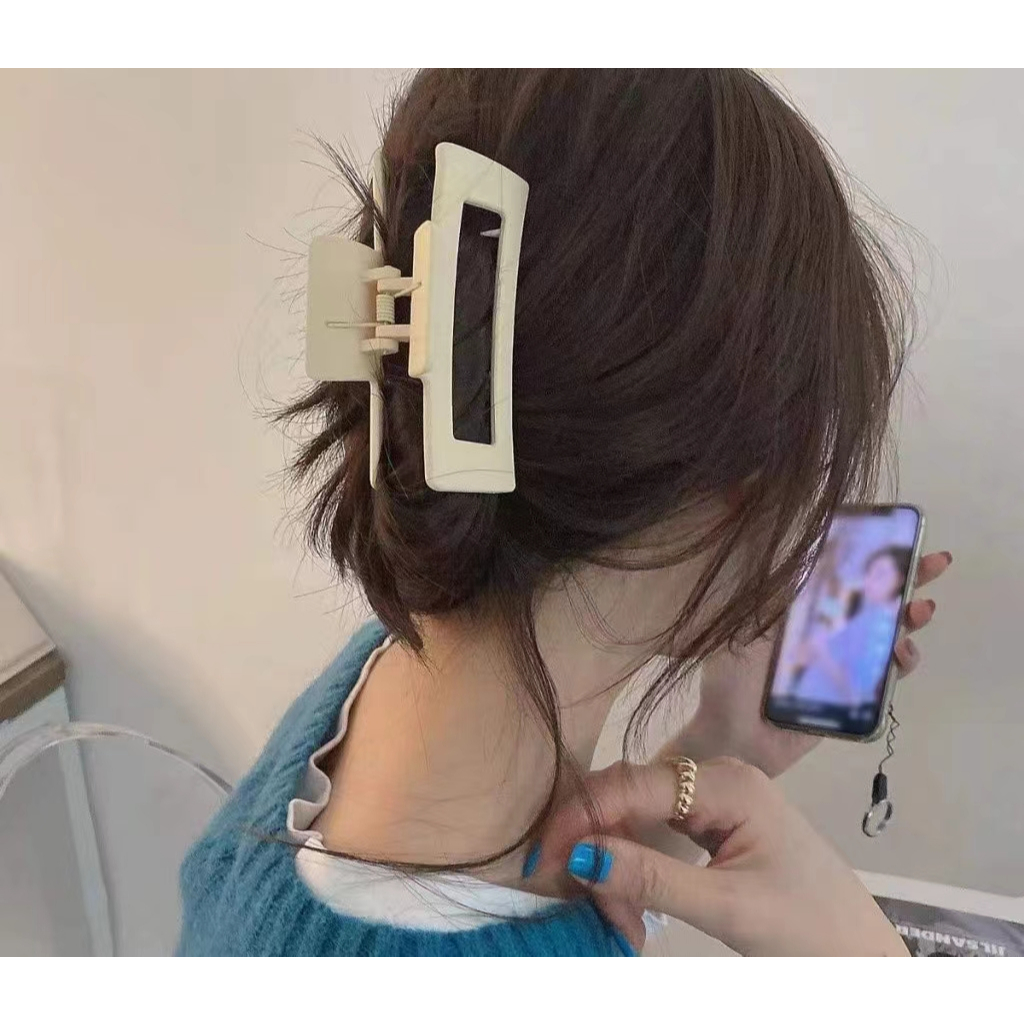 (10.5cm) Hair Grab Hair Clips Jaw Clips Matte Colours Sepit Rambut ...