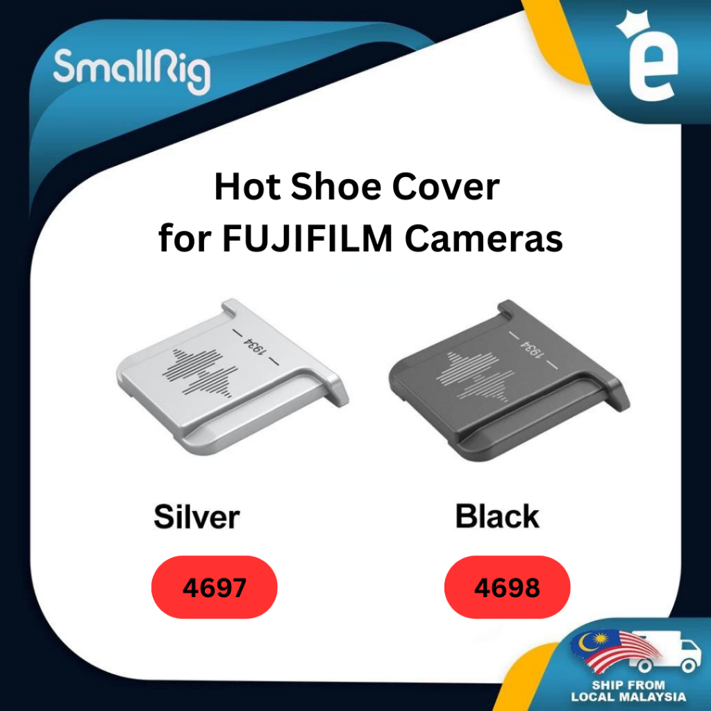 SmallRig Hot Shoe Cover for FUJIFILM Cameras (Silver) 4697B (Black ...