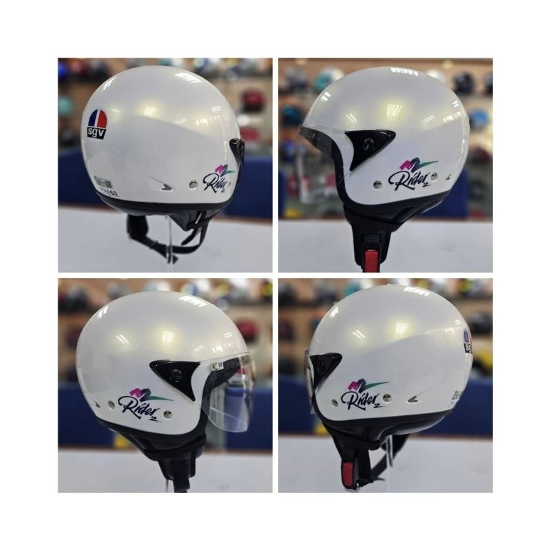 PREMIUM HELMET SGV RIDER 2 GOLD PEARL NEW COLOUR | Shopee Malaysia
