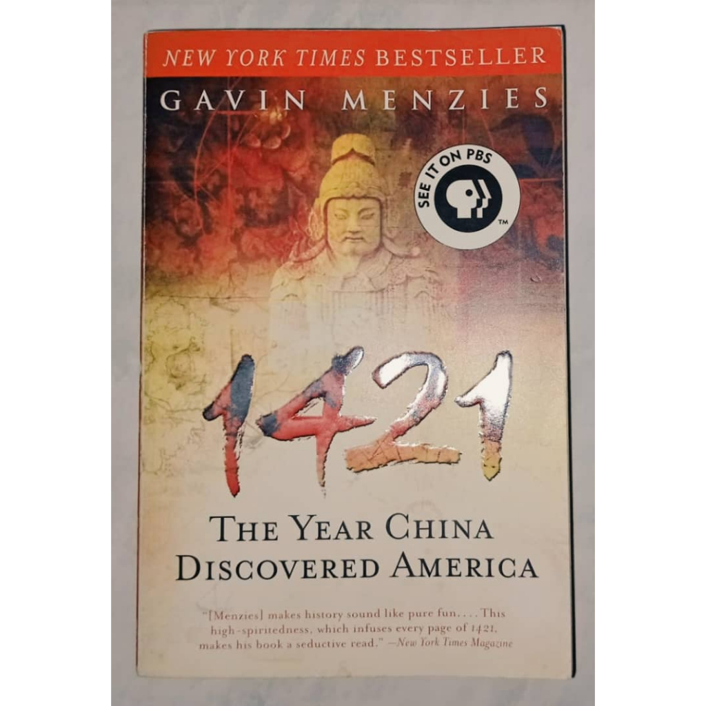 1421 THE YEAR CHINA DISCOVERED AMERICA by GAVIN MENZIES (Pre-owned Book ...
