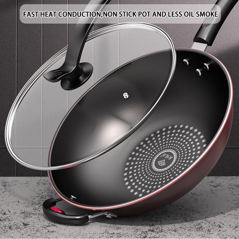32CM/34CM Non Stick Pan Composite Diamond Coating High Quality Non ...