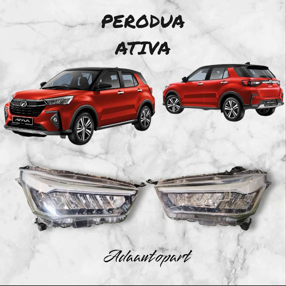PERODUA ATIVA HEADLAMP ORIGINAL USED - 1 SET | Shopee Malaysia