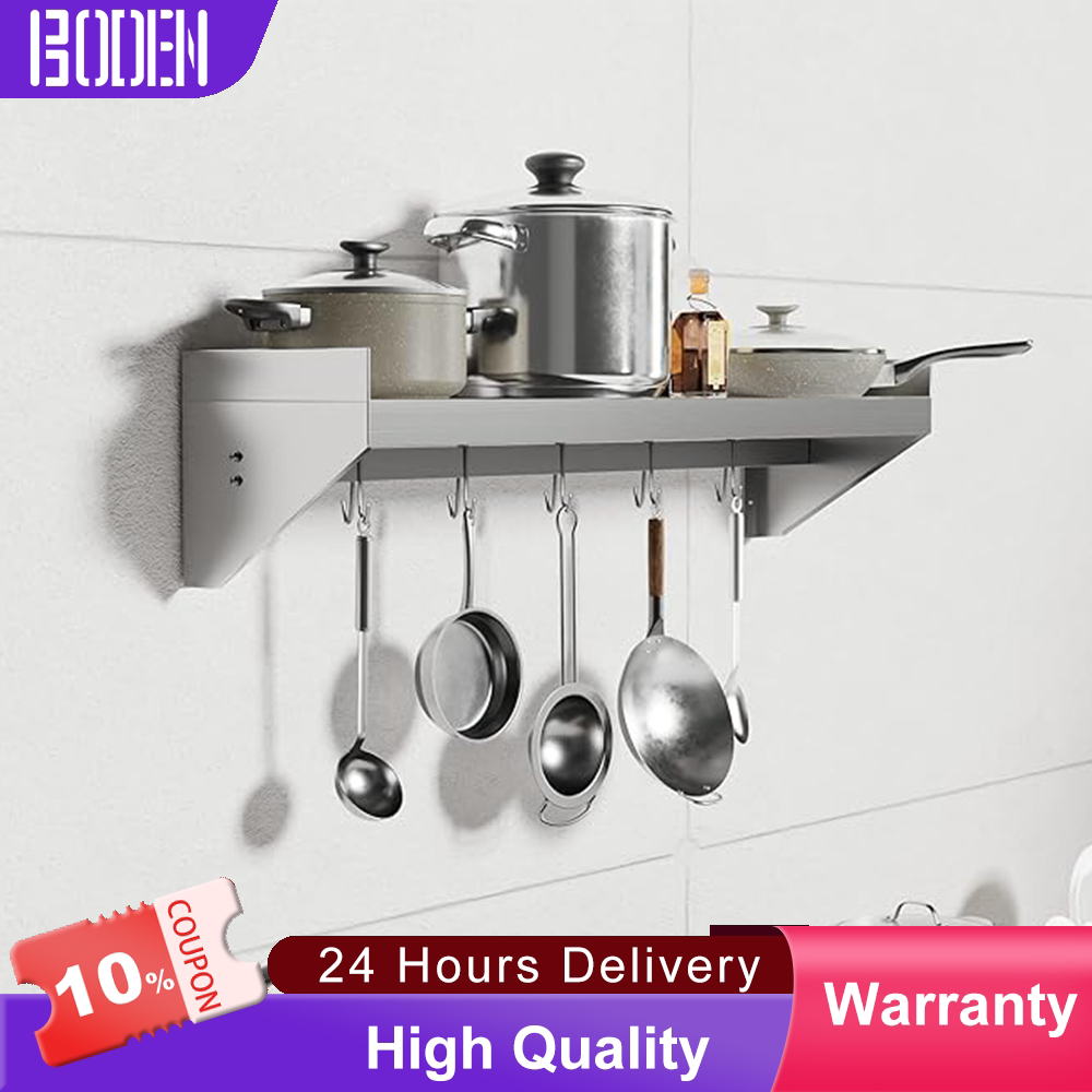 WALL RACK / STAINLESS STEEL WALL SHELF / BASIN & CABINET OVERSHELF ...