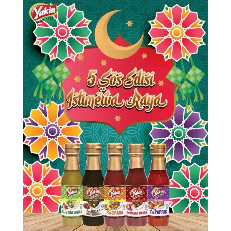 [HALAL] YAKIN Sos Edisi Istimewa 190g produk buatan Malaysia | Shopee ...